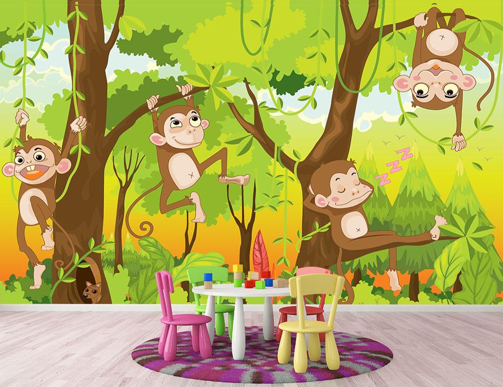 monkey jungle background