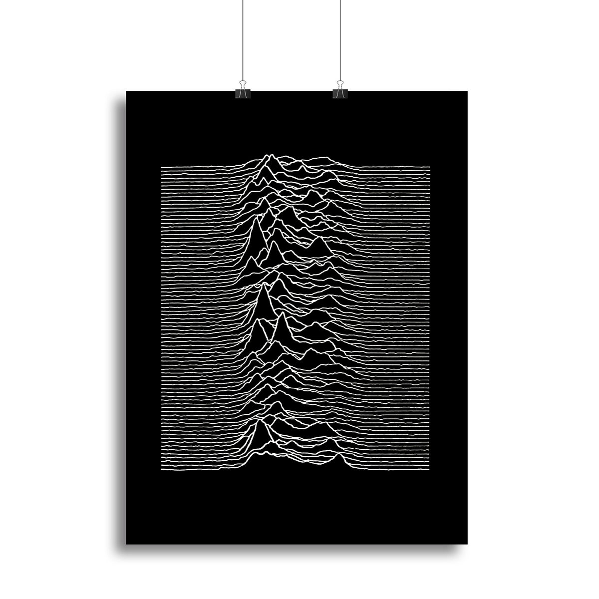 Joy Division Unknown Pleasures Canvas Print or Poster | Canvas Art Rocks