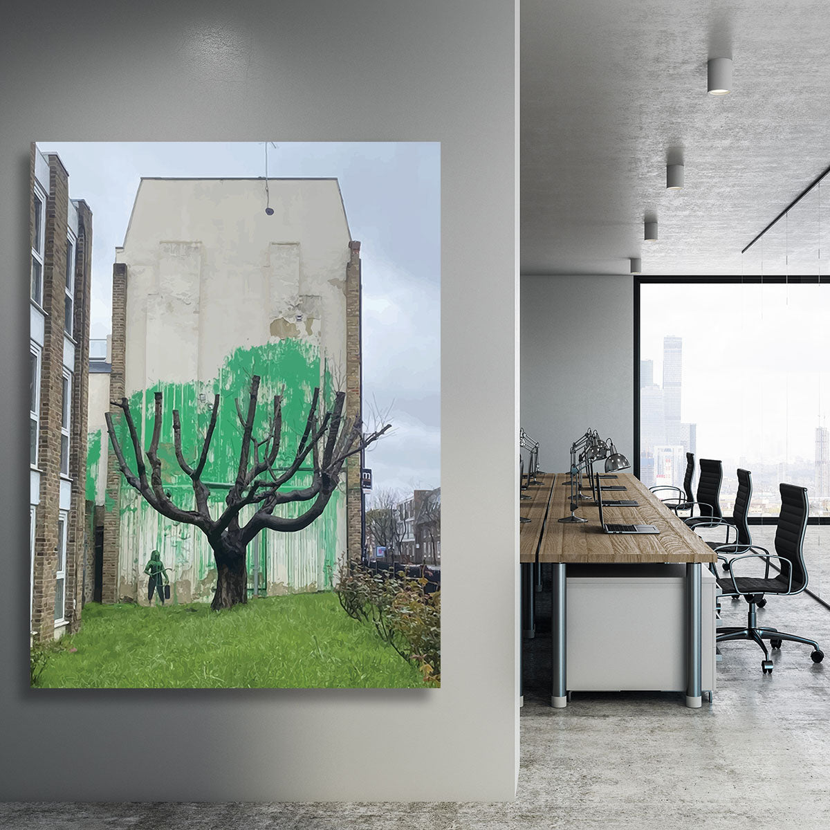 Banksy Tree Finsbury Park Canvas Print or Poster | Canvas Art Rocks