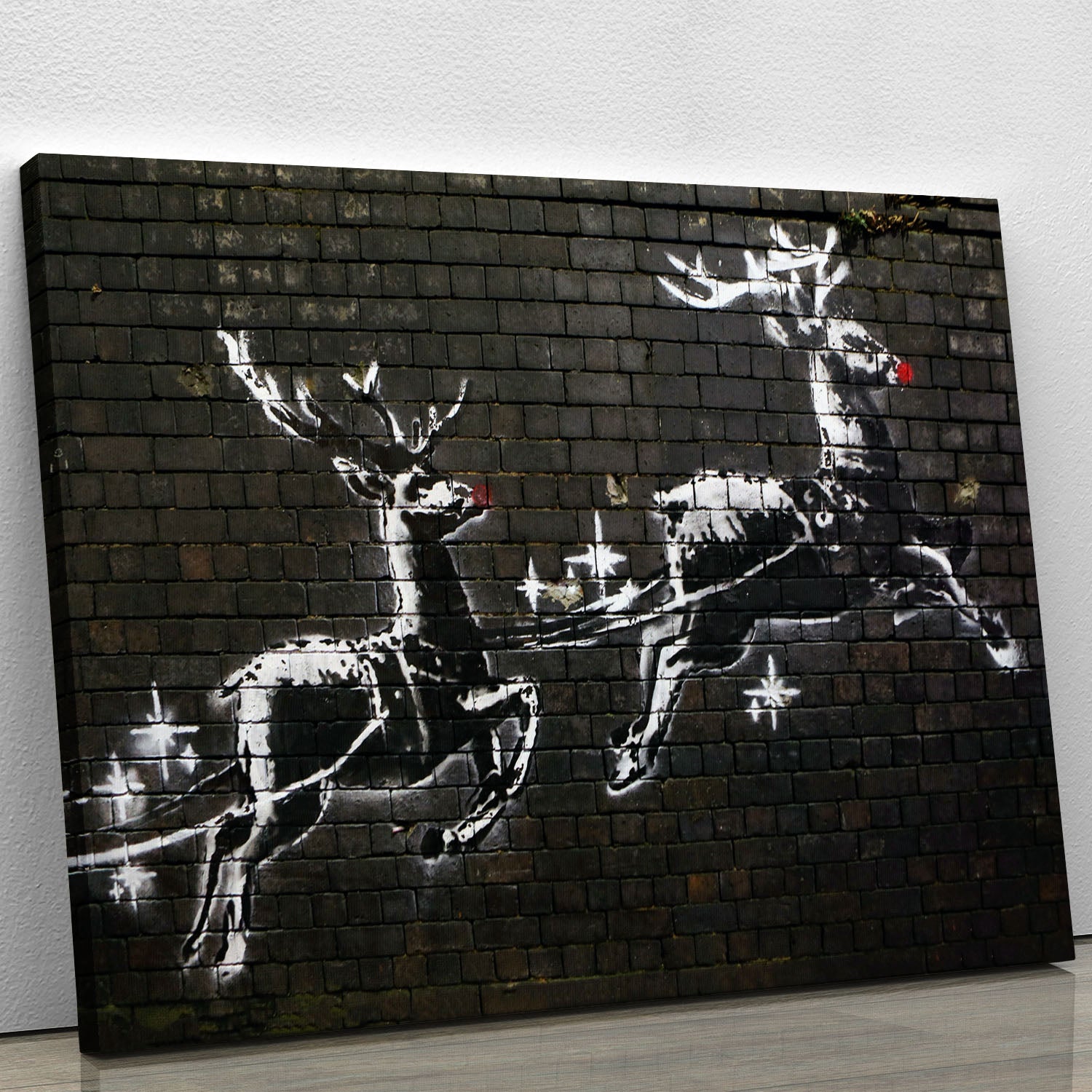 Banksy Christmas Canvas Print or Poster | Canvas Art Rocks
