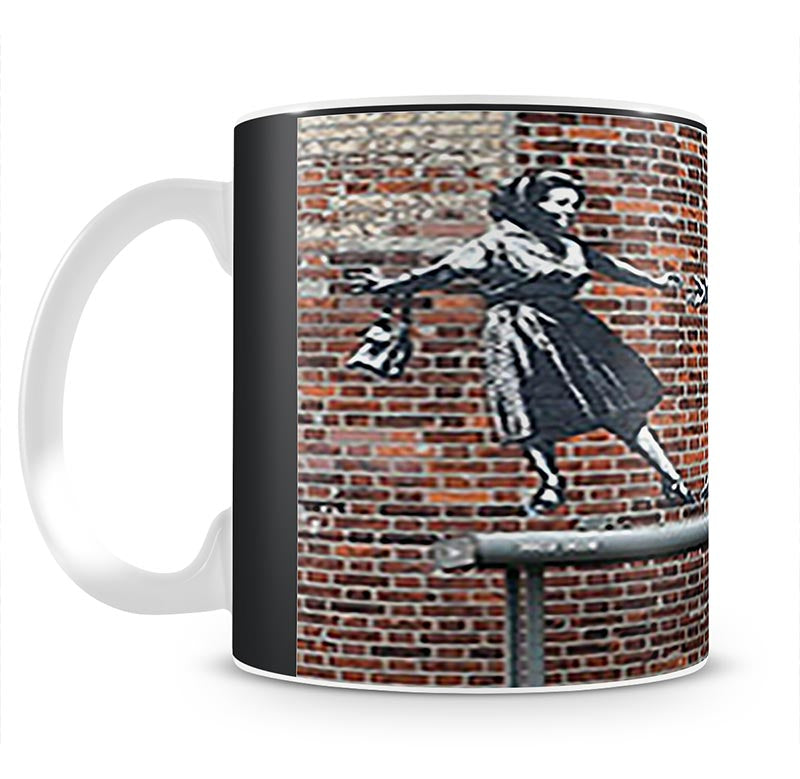 Banksy Couple Dancing Mug | Canvas Art Rocks