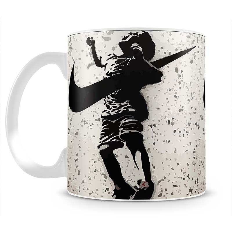 Banksy Nike Mug | Canvas Art Rocks