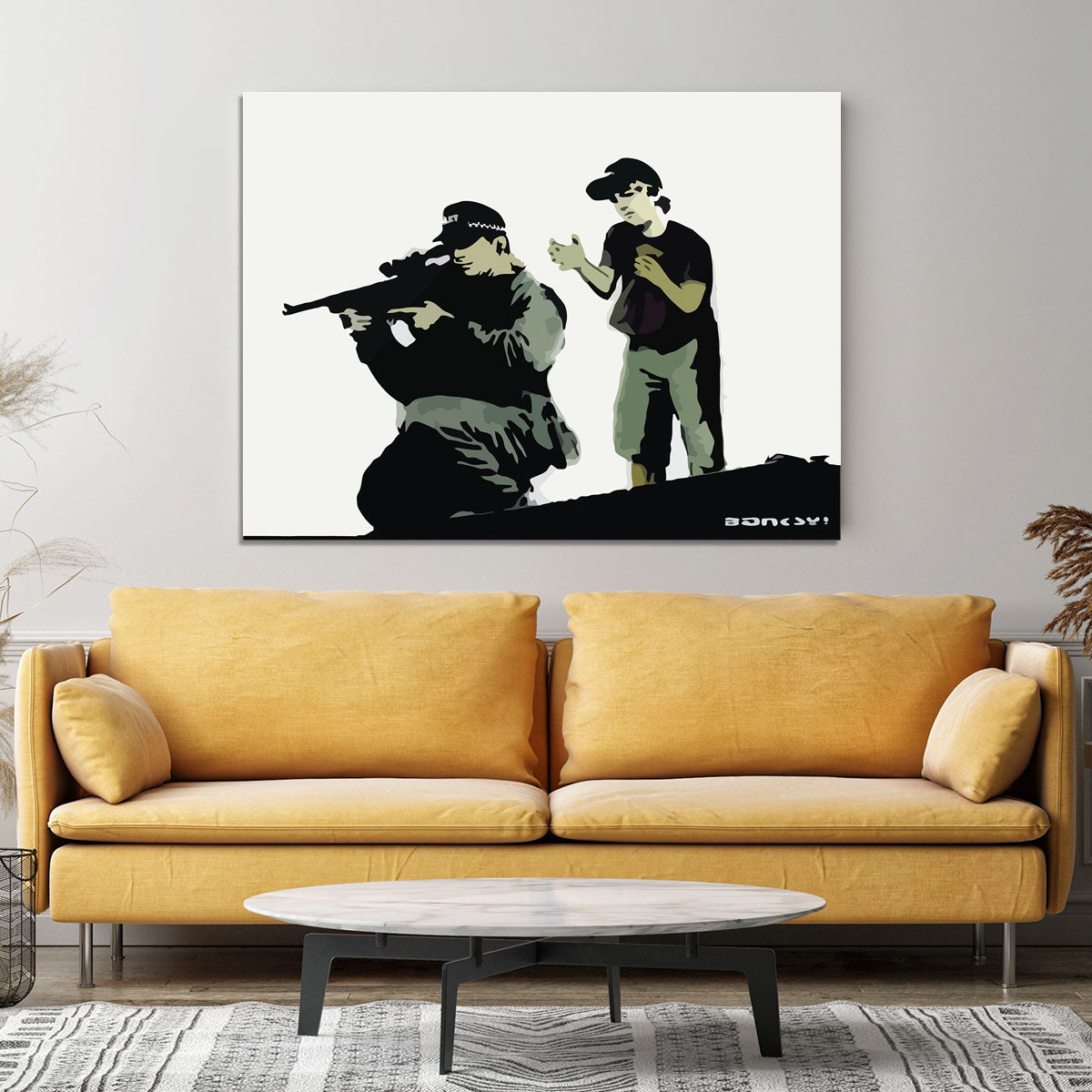 Banksy Police Sniper Canvas Print or Poster | Canvas Art Rocks