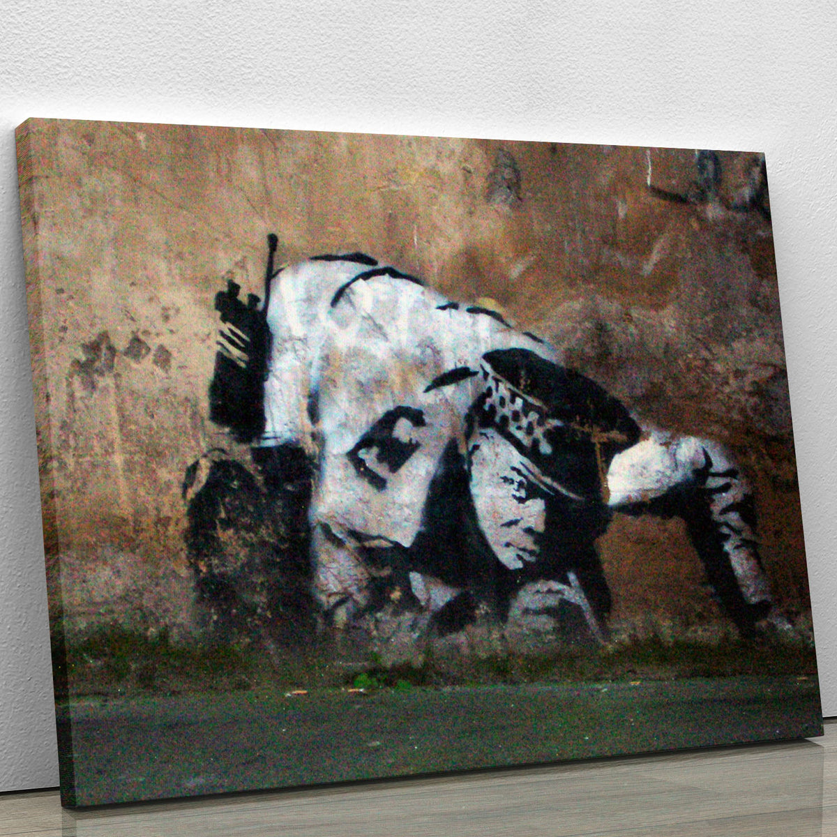 Banksy Snorting Policeman Canvas Print or Poster | Canvas Art Rocks