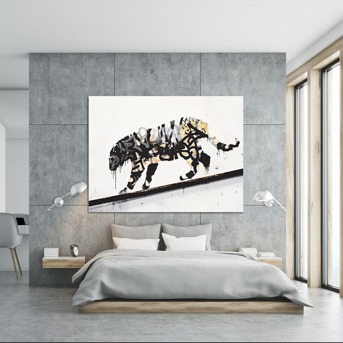 Banksy Tiger Canvas Print or Poster | Canvas Art Rocks