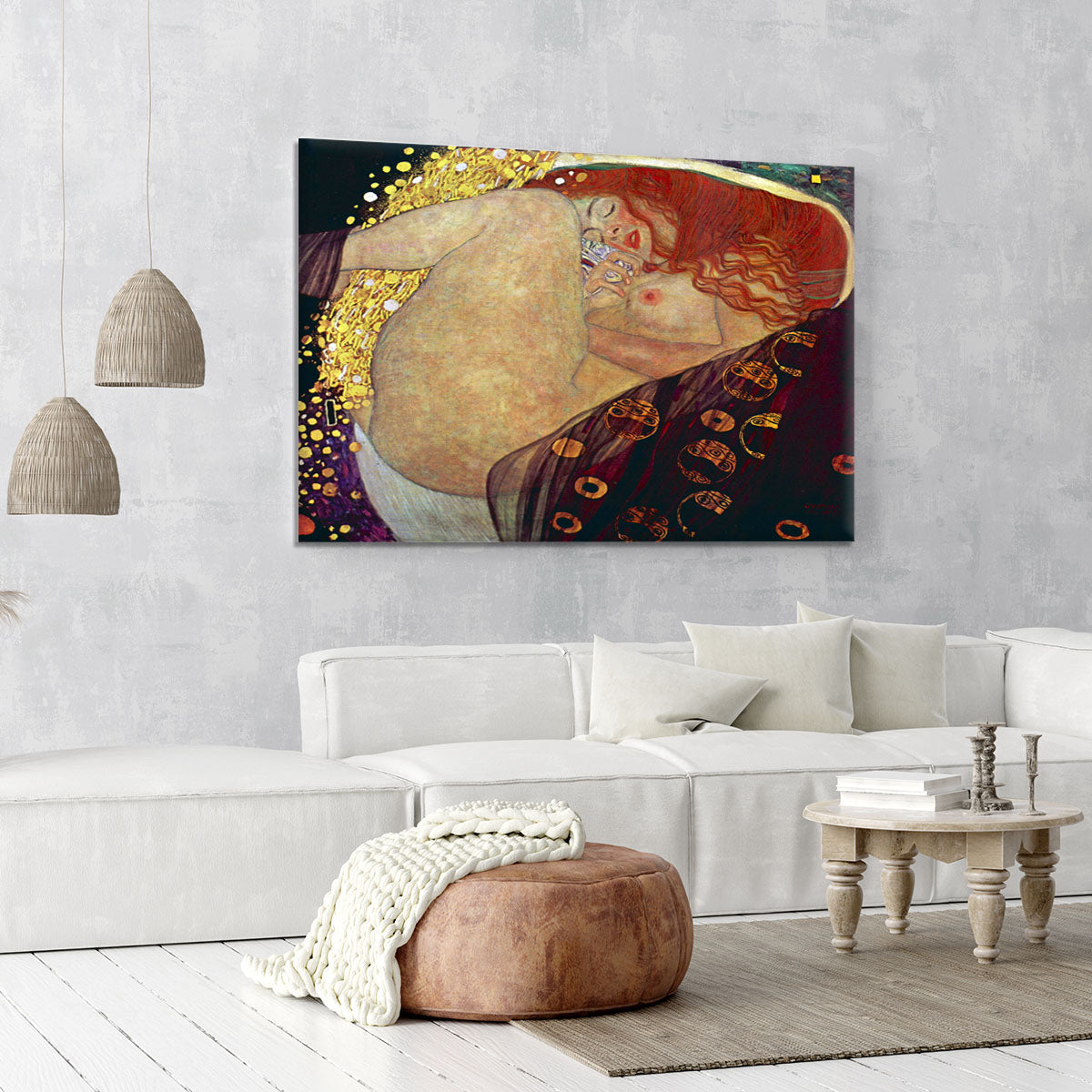 Danae by Klimt Canvas Print or Poster | Canvas Art Rocks