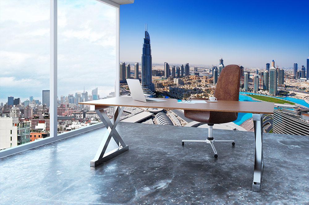 Downtown Dubai Wall Mural Wallpaper | Canvas Art Rocks