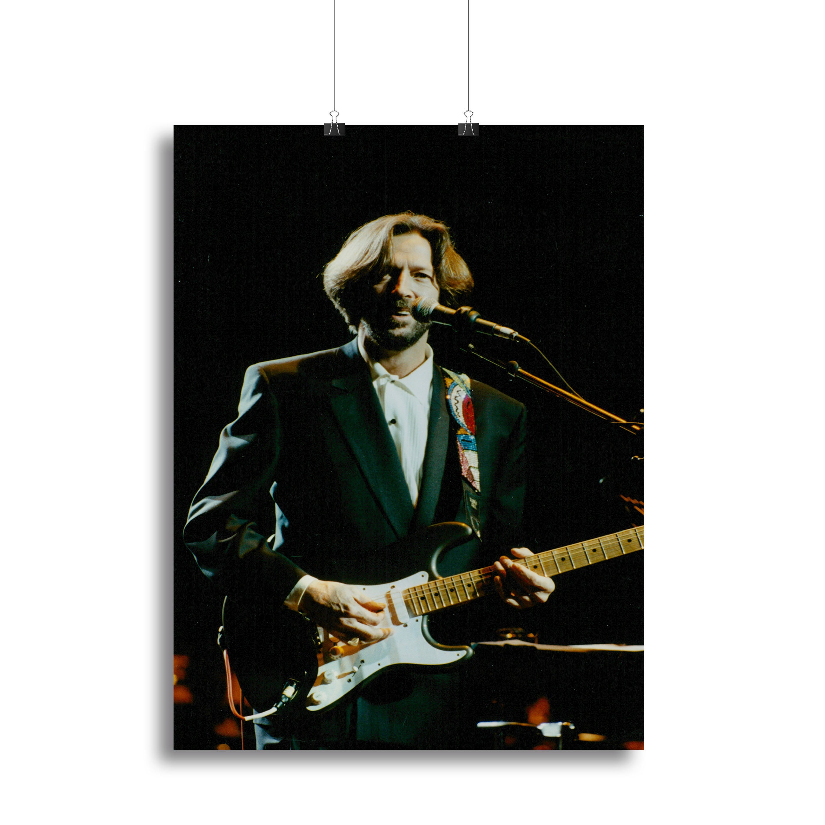 Eric Clapton on stage Canvas Print or Poster | Canvas Art Rocks