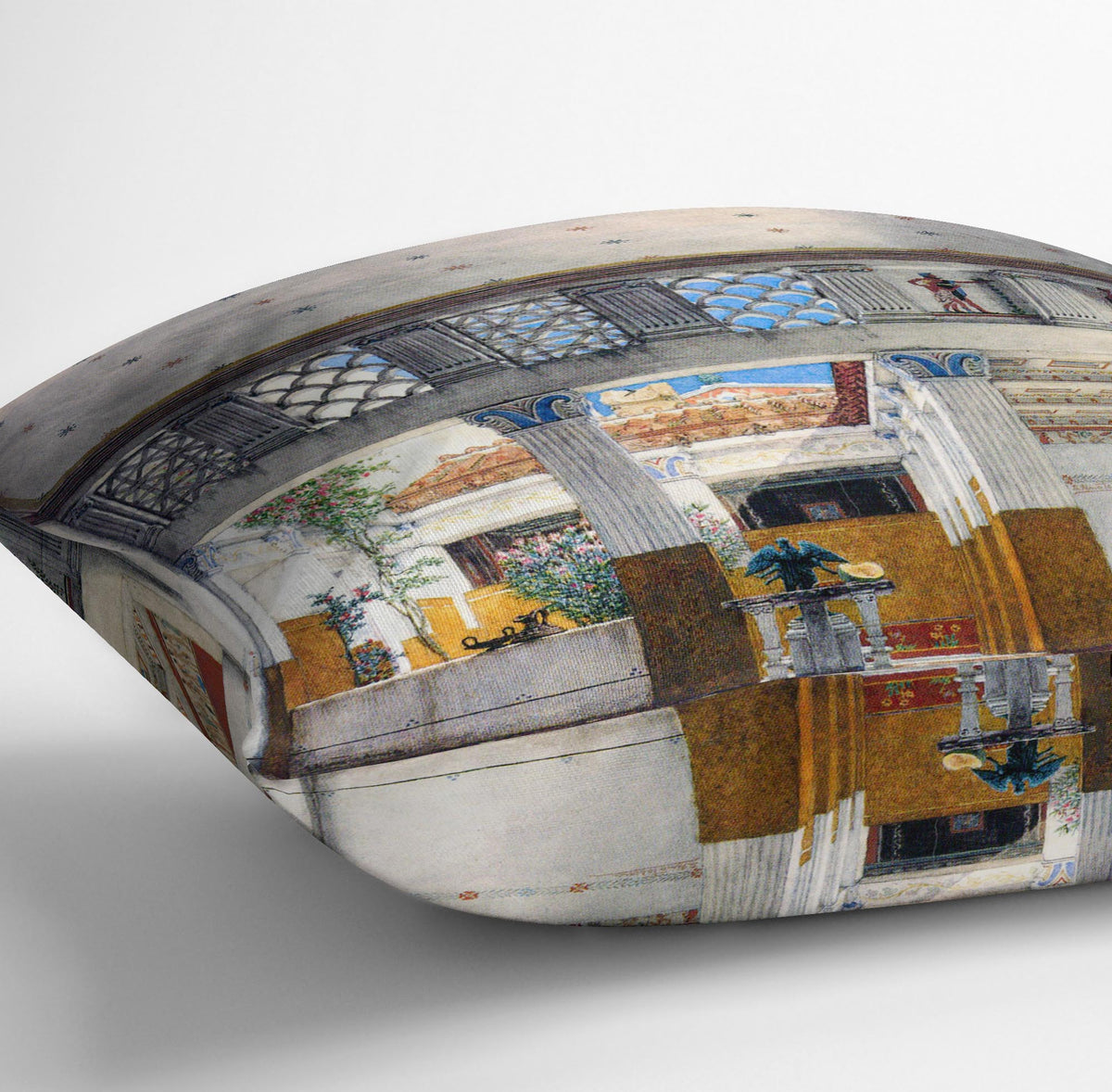 Establishment of Caius Martius house by Alma Tadema Cushion | Canvas ...