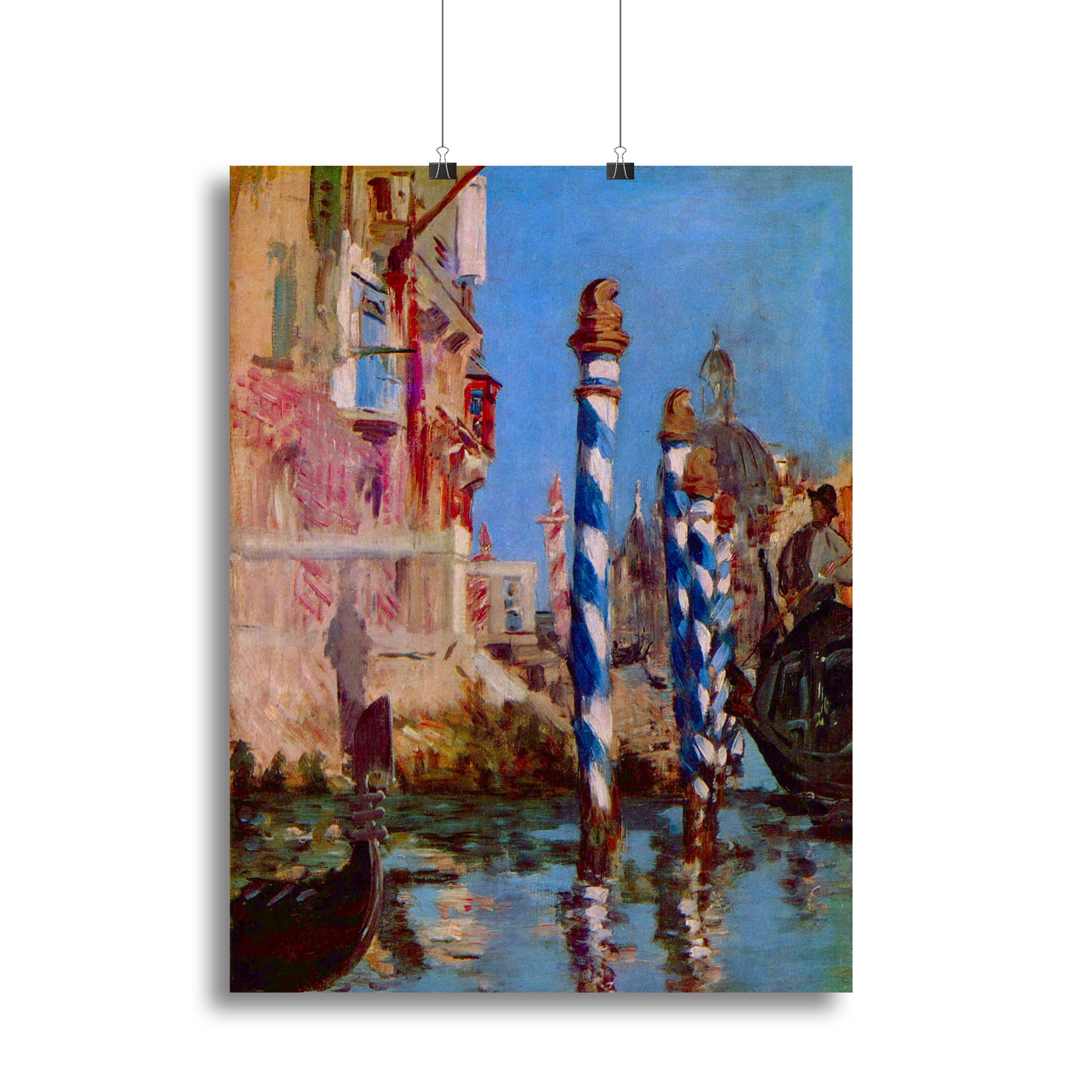 Grand Canal in Venice by Edouard Manet Canvas Print or Poster | Canvas ...