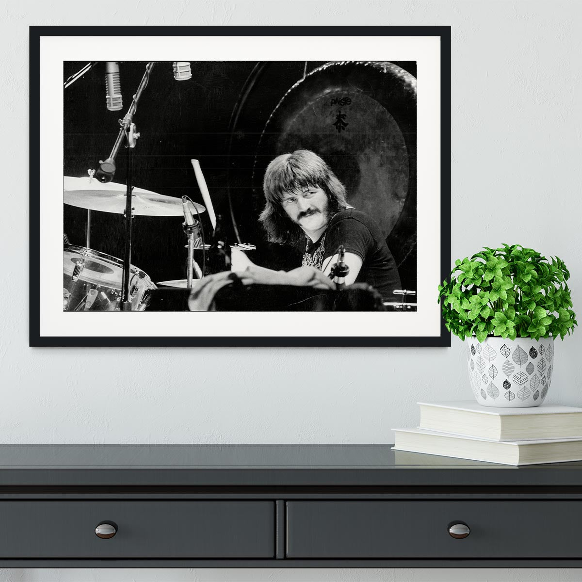 John Bonham Led Zeppelin Framed Print | Canvas Art Rocks