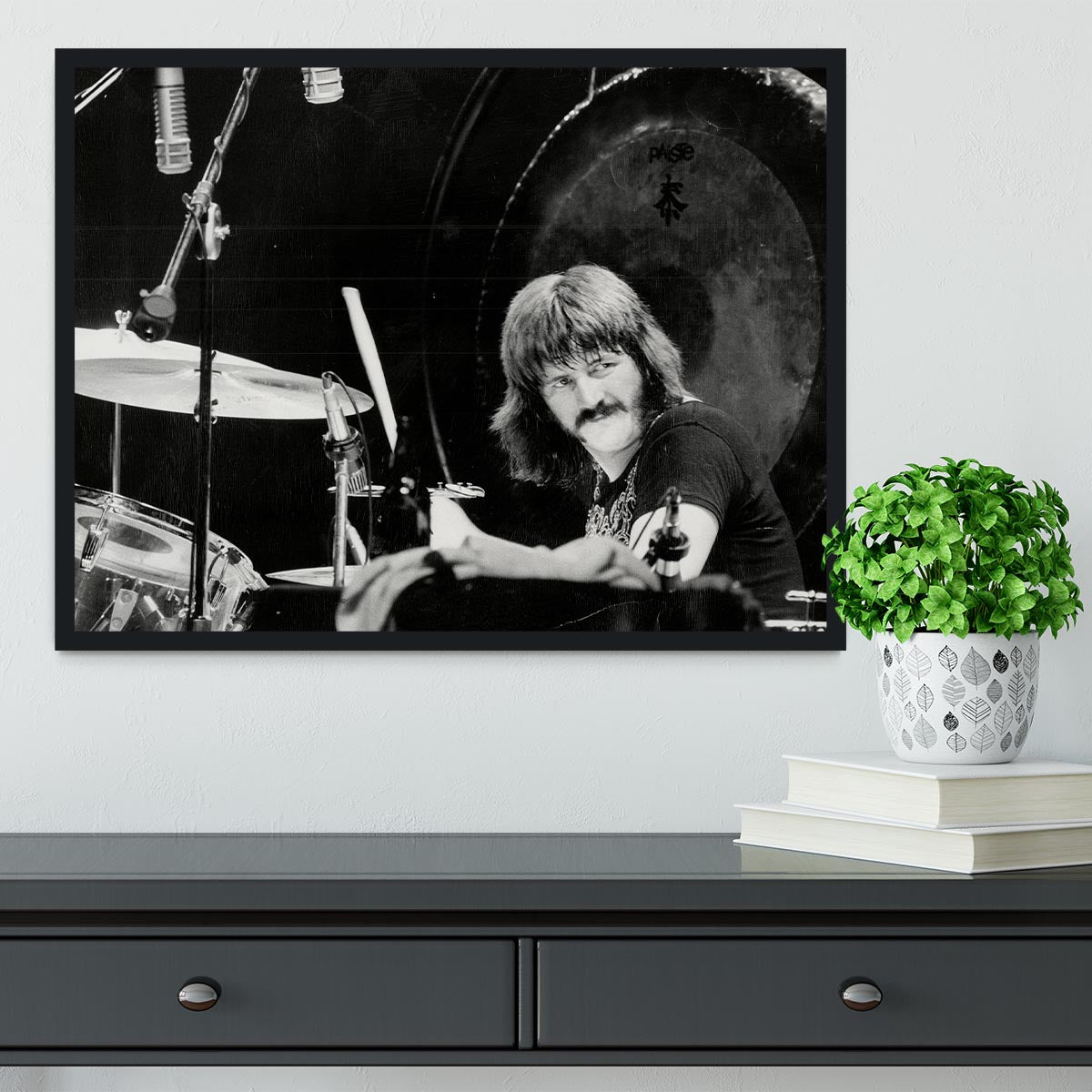 John Bonham Led Zeppelin Framed Print | Canvas Art Rocks