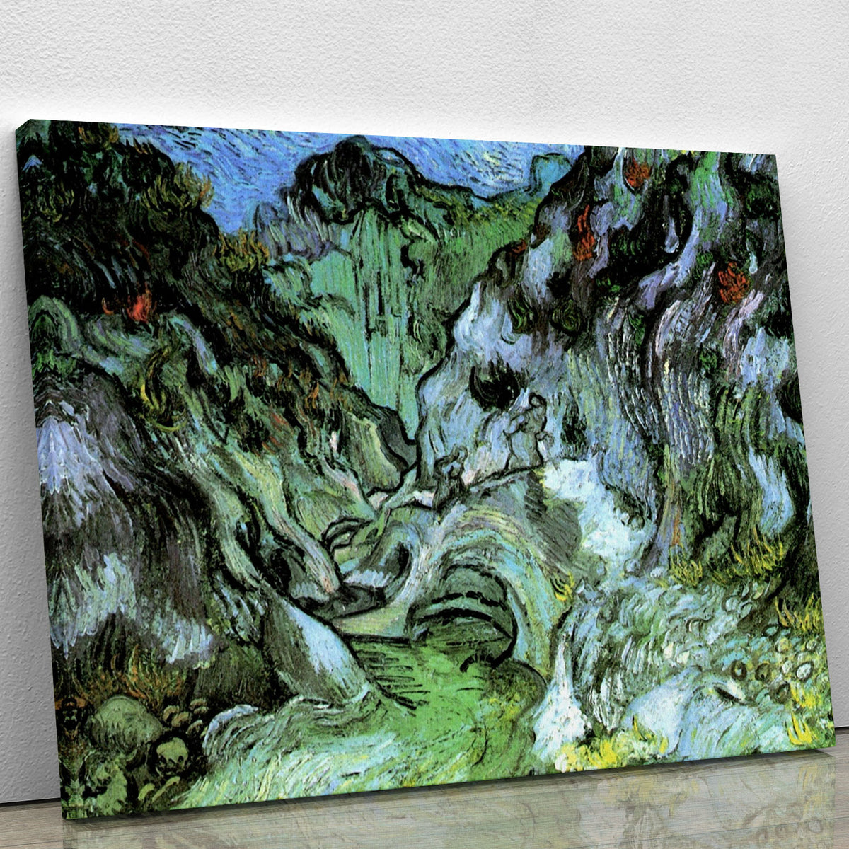 Les Peiroulets Ravine 2 by Van Gogh Canvas Print or Poster | Canvas Art ...