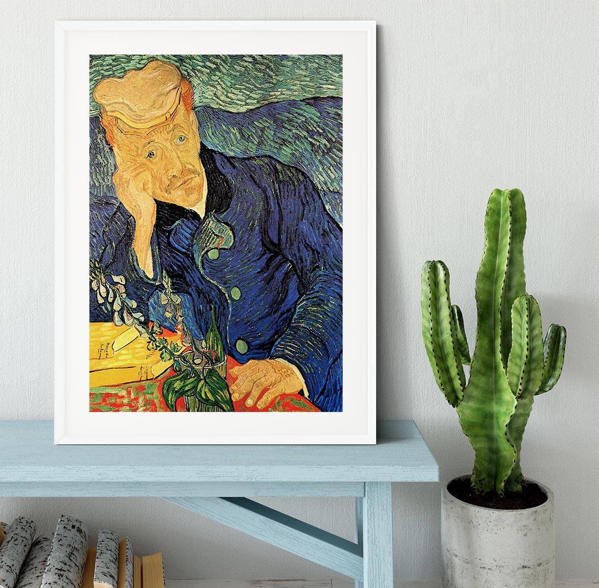 Portrait of Doctor Gachet 2 by Van Gogh Framed Print | Canvas Art Rocks