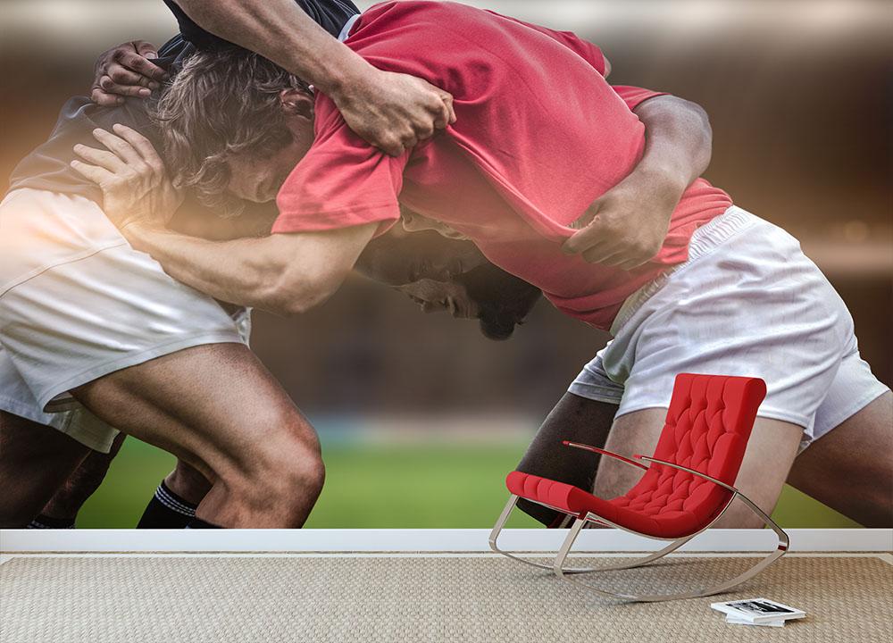 Rugby Scrum Wallpaper