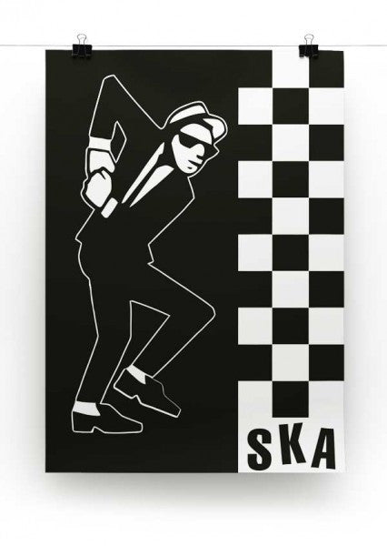 Ska Man Dancing Canvas Print or Poster | Canvas Art Rocks