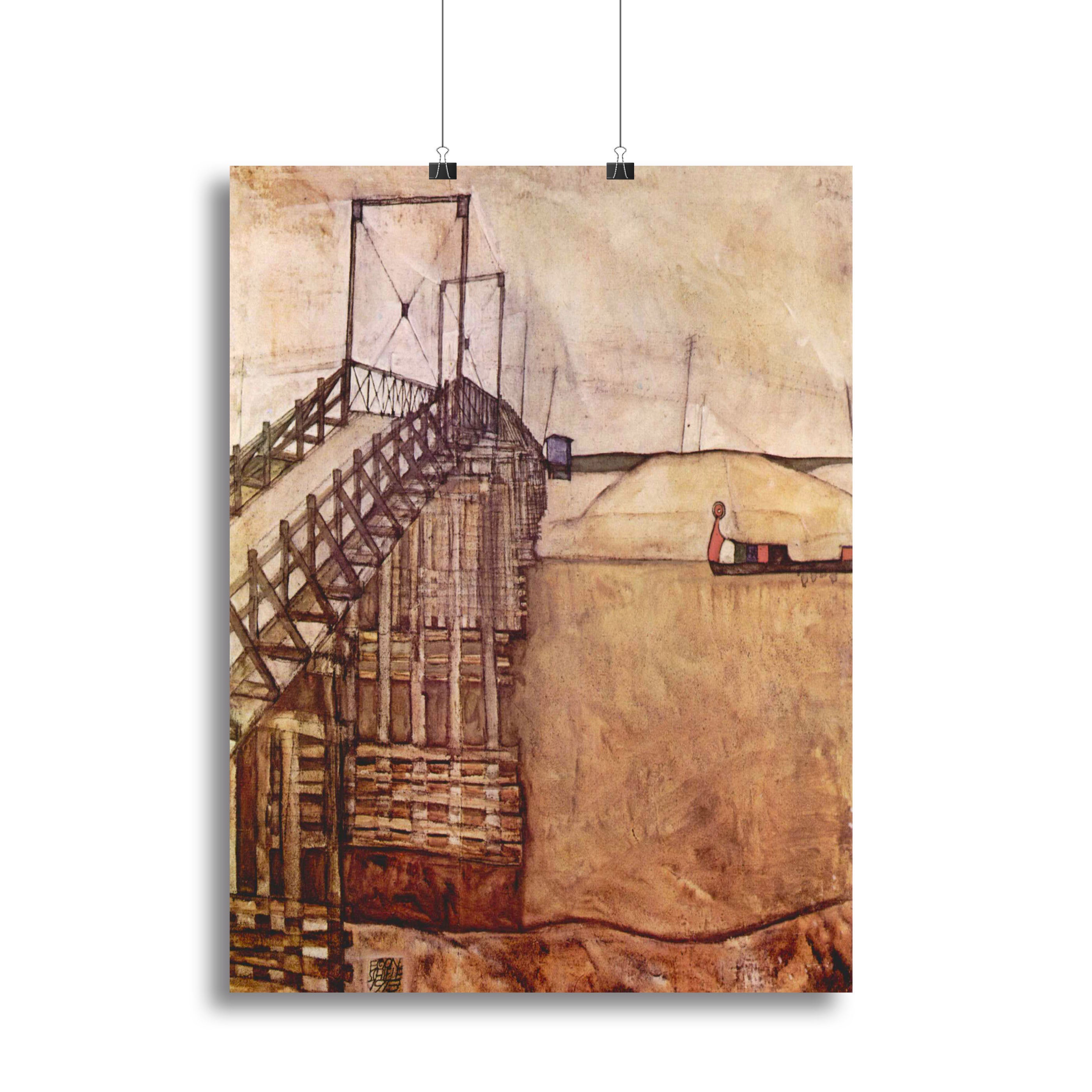 The Bridge by Egon Schiele Canvas Print or Poster | Canvas Art Rocks