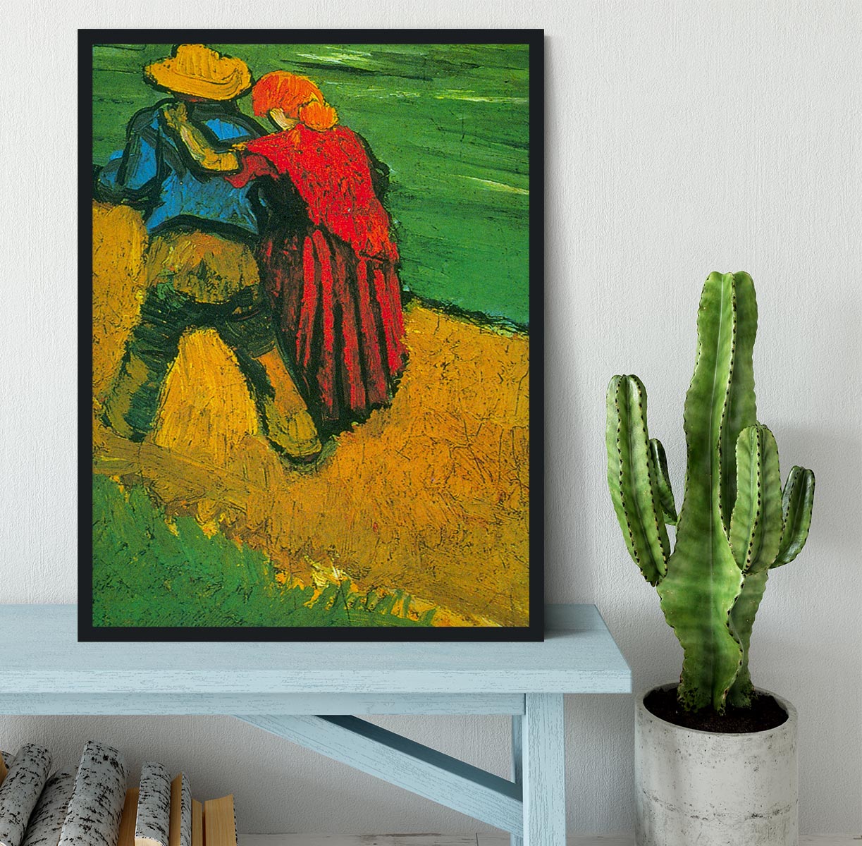Two Lovers By Vincent Van Gogh Framed Print | Canvas Art Rocks
