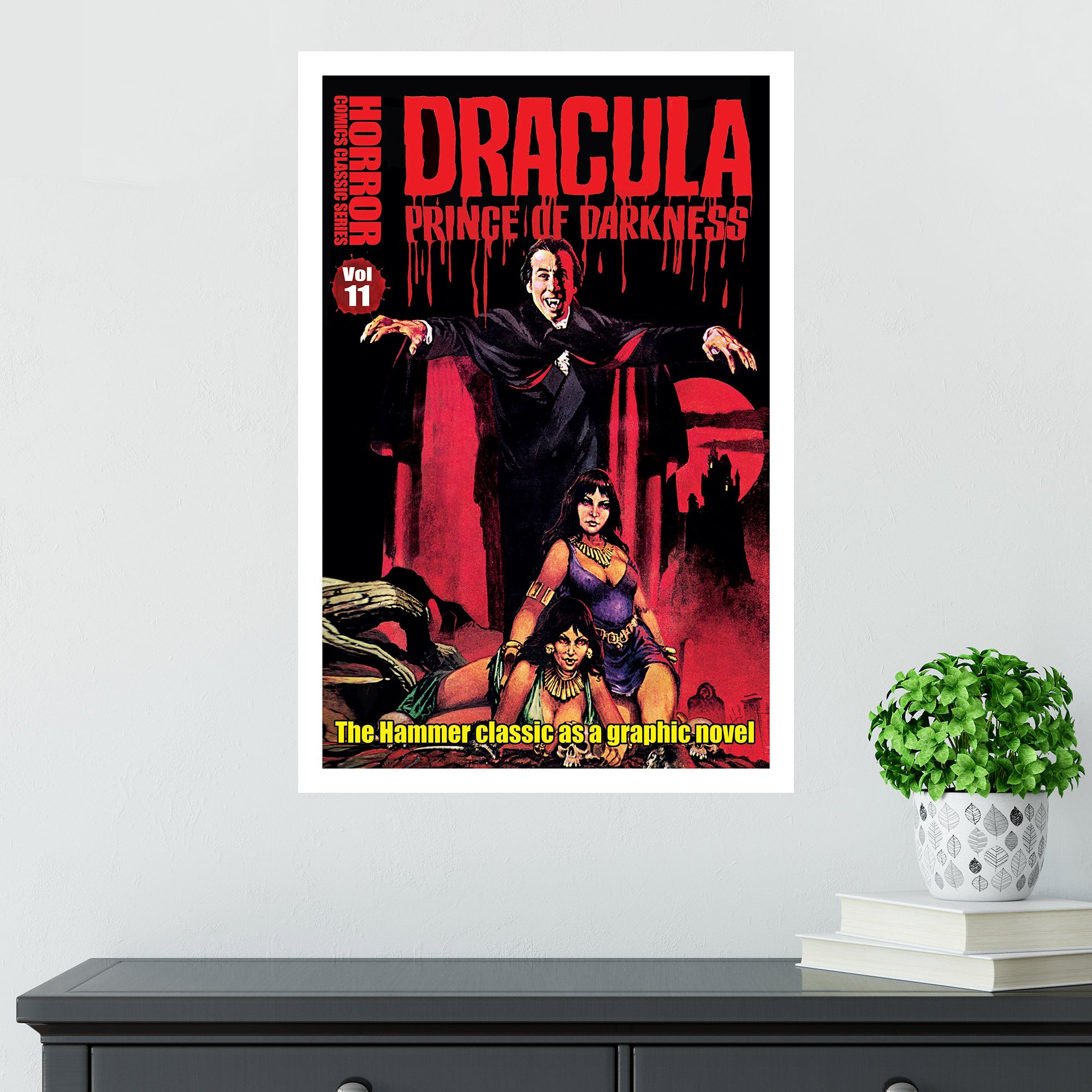 Horror Line Dracula Prince of Darkness Wall Art