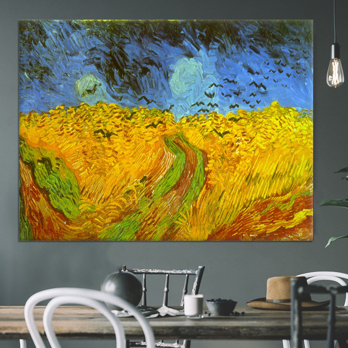 Wheatfield Canvas Print or Poster | Canvas Art Rocks